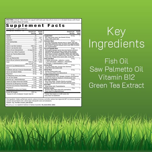 daily multivitamin softgels for energy