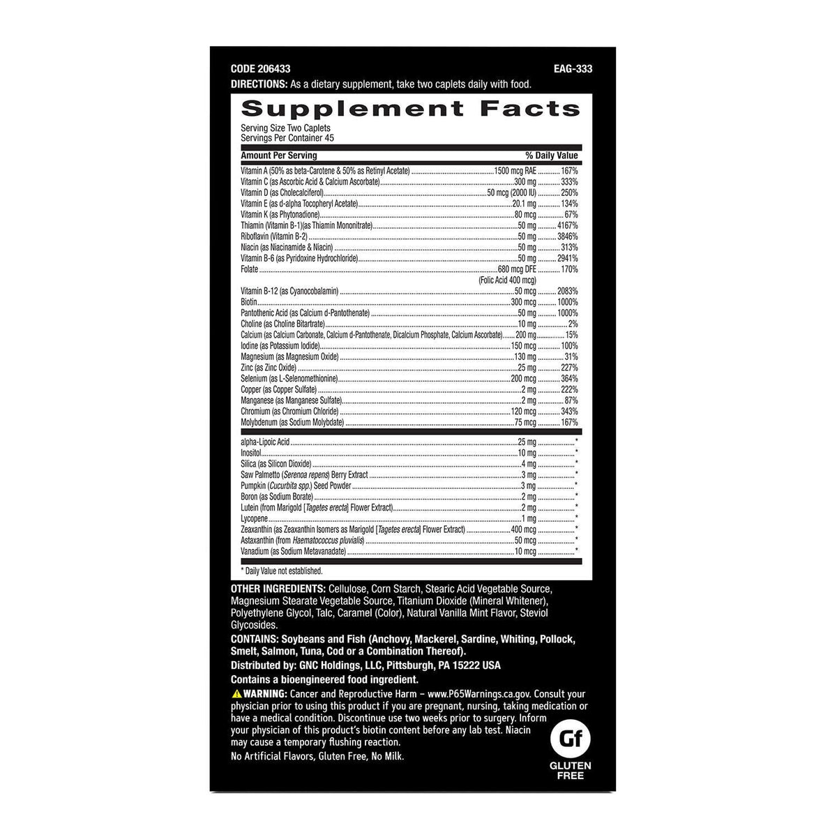 daily multivitamin support for active lifestyles