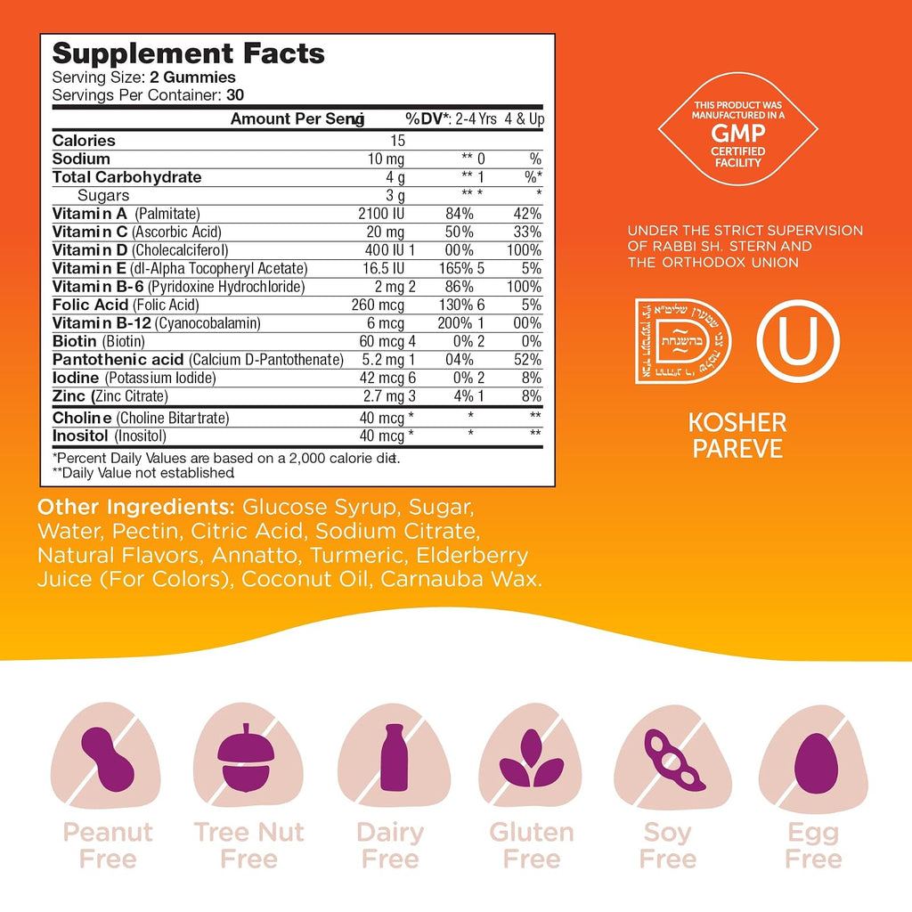 daily multivitamin support for kids