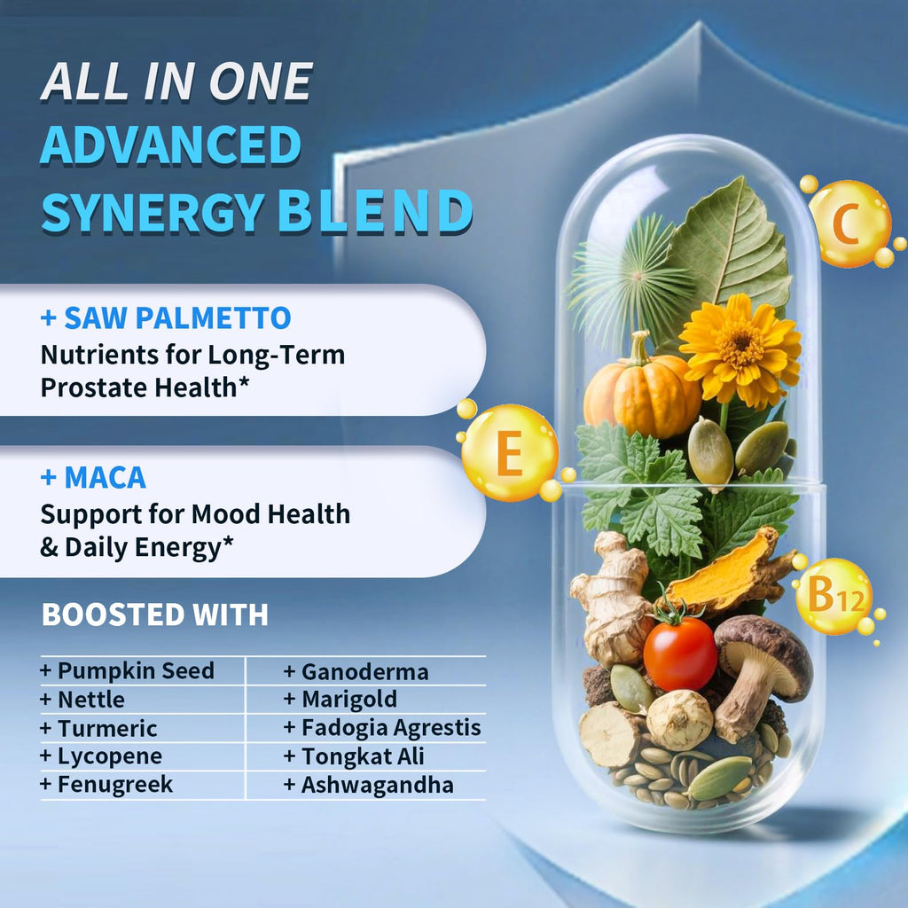 Daily multivitamin support for prostate
