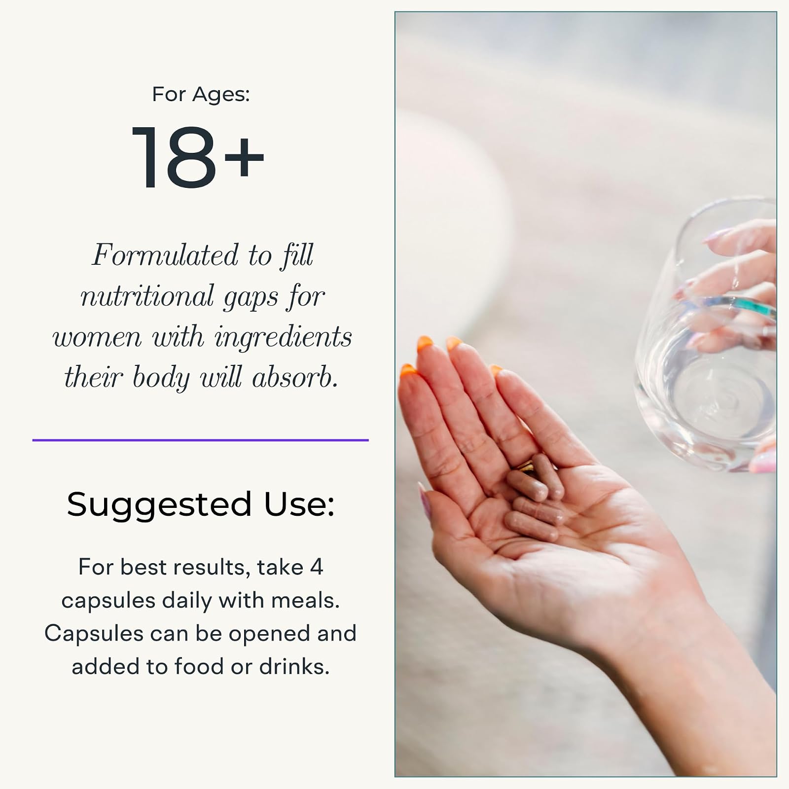daily multivitamin support for women