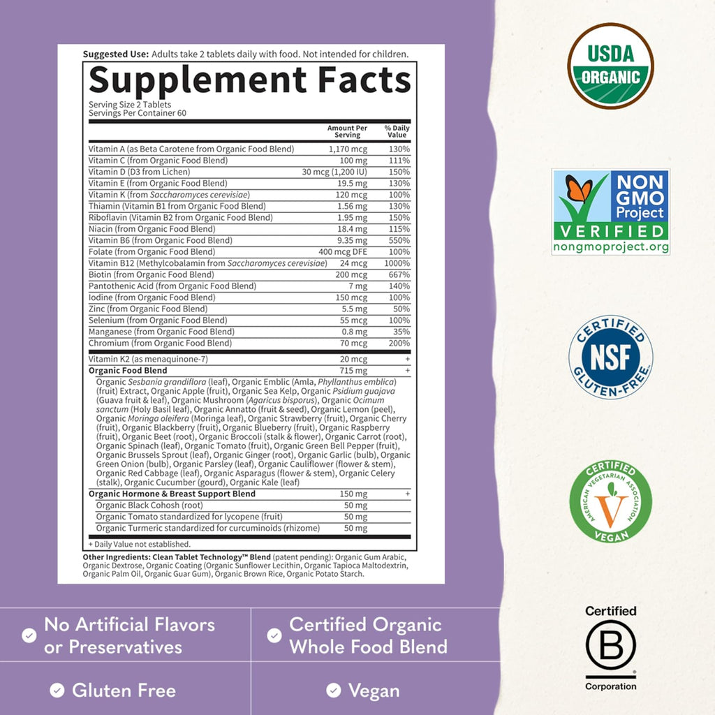 daily multivitamin support for women