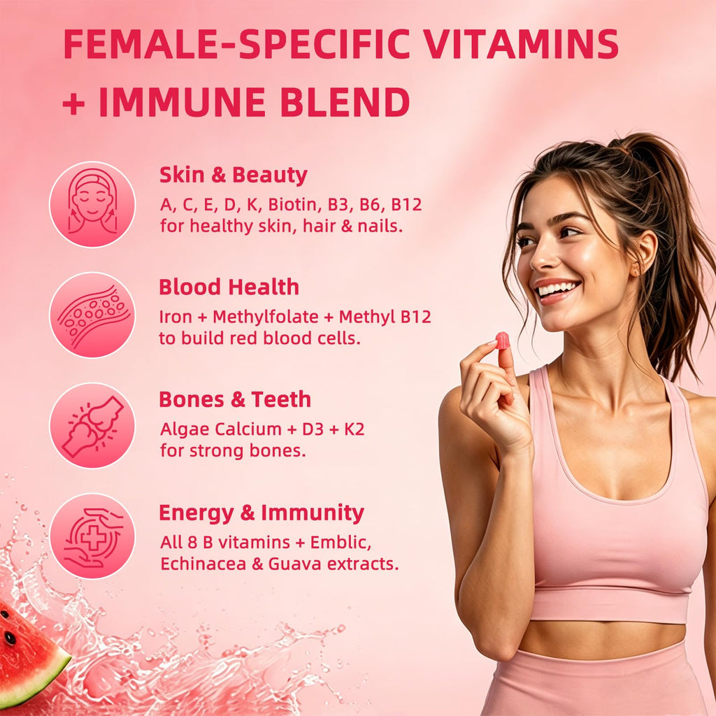 Daily multivitamin support for women