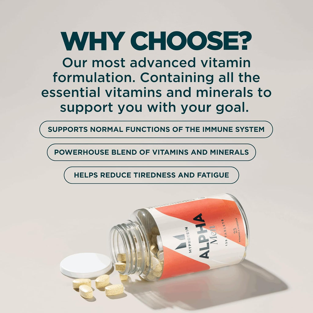 daily multivitamin support with Alpha Men