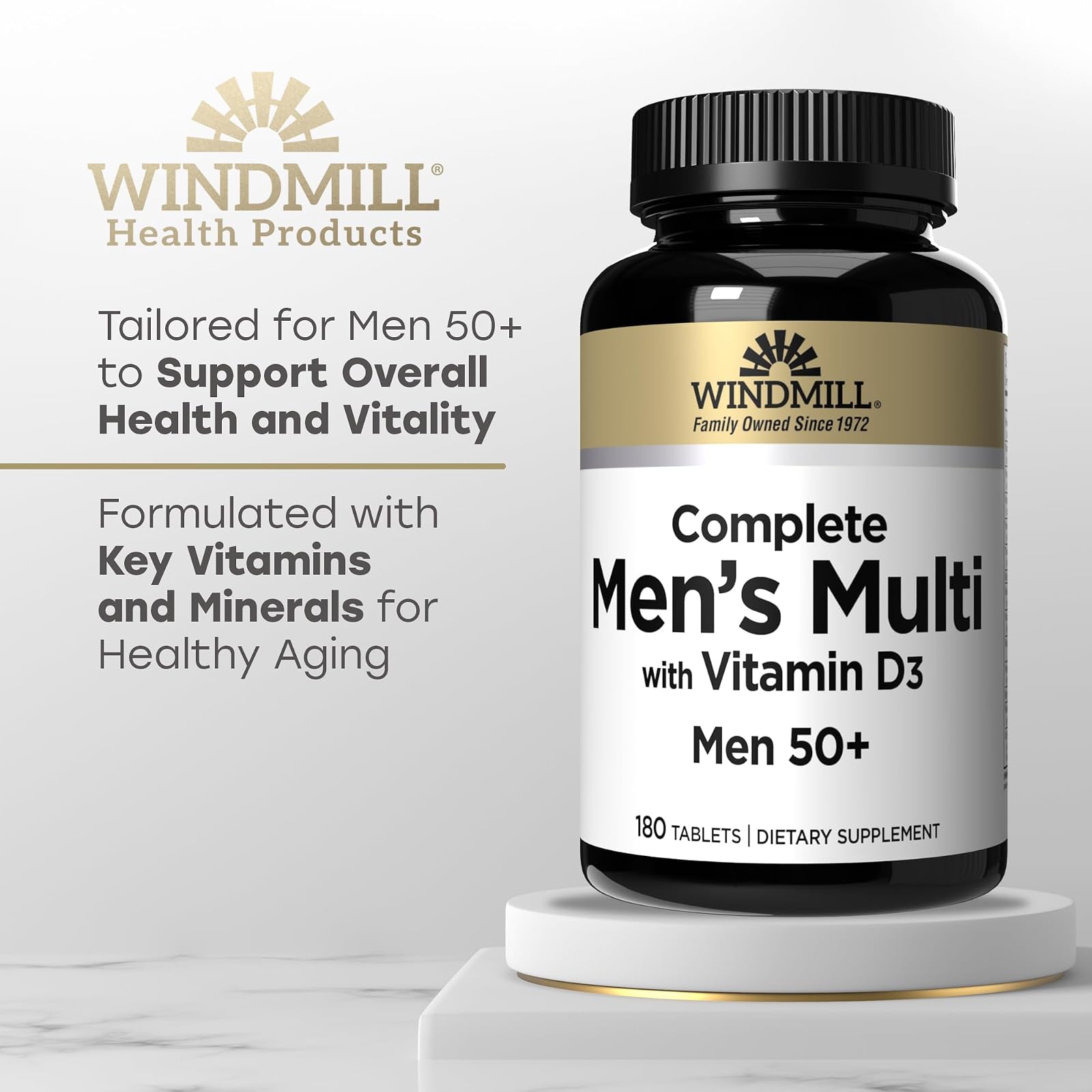 Daily multivitamin tablets for active lifestyles
