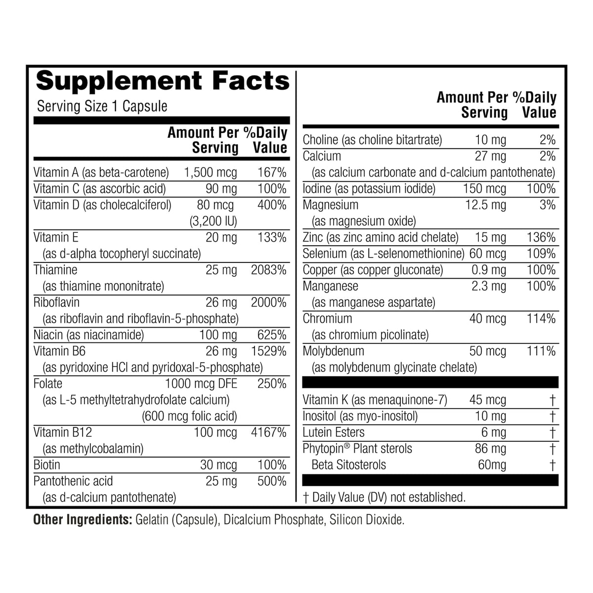 daily multivitamin tablets for men