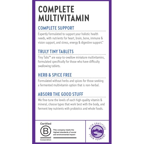 daily multivitamin tablets for overall wellness