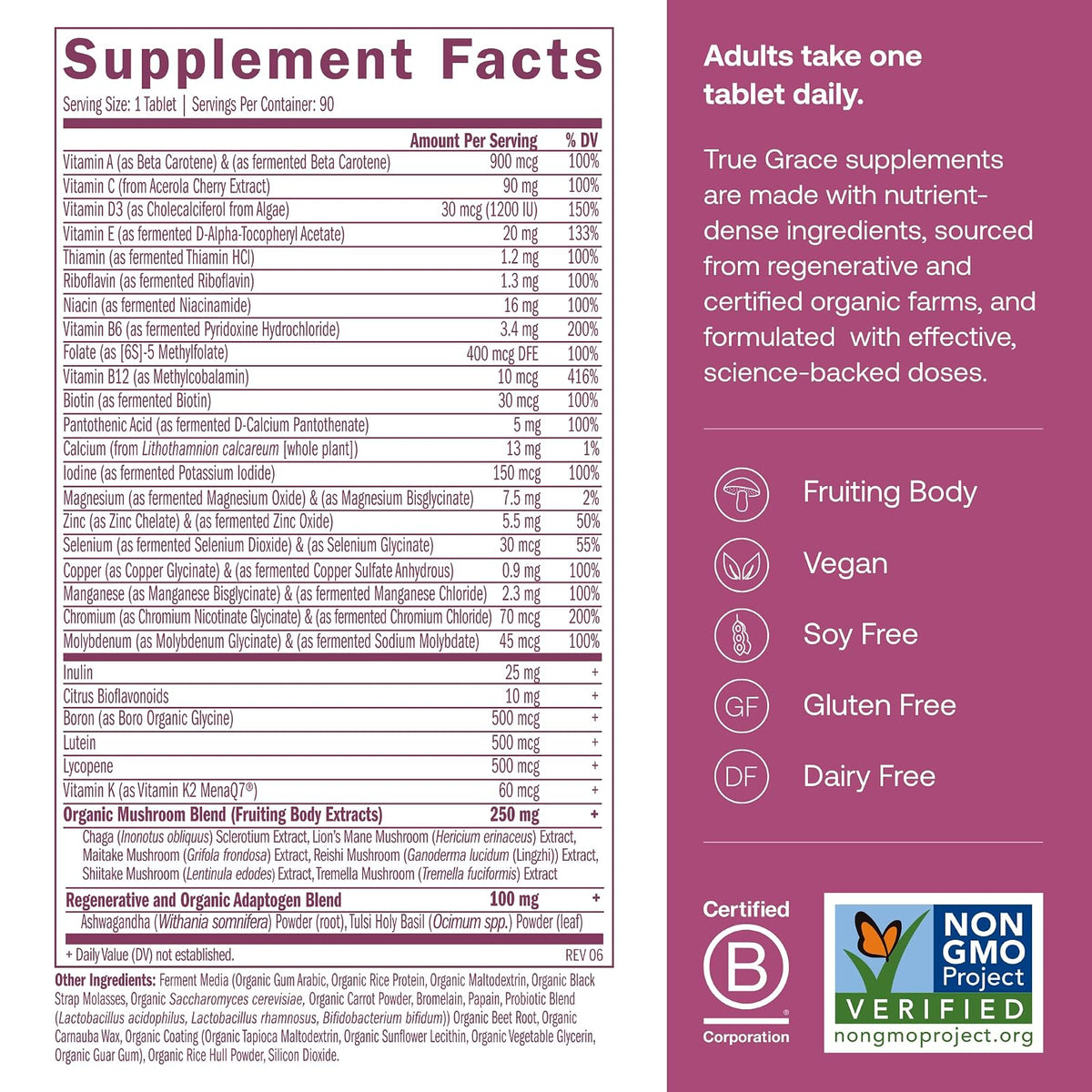 daily multivitamin tablets for women