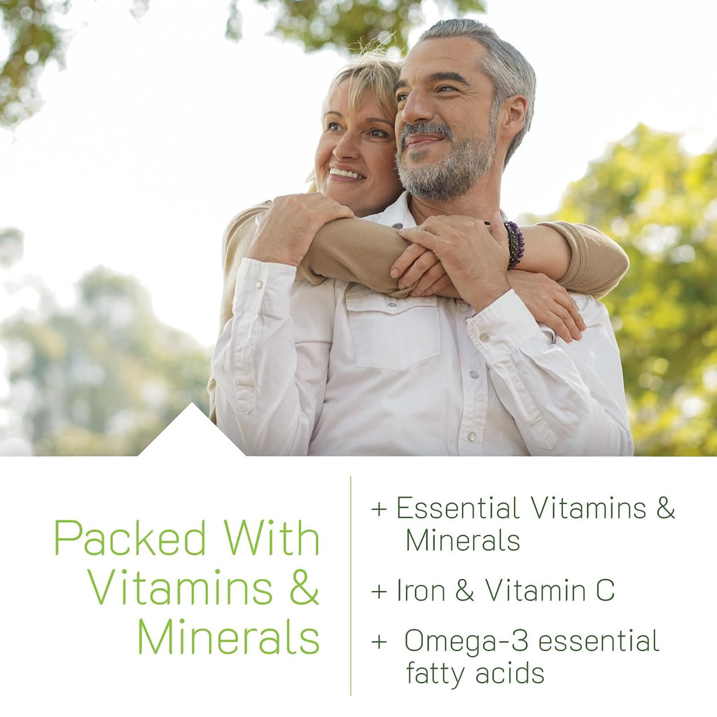Daily multivitamin with iron support
