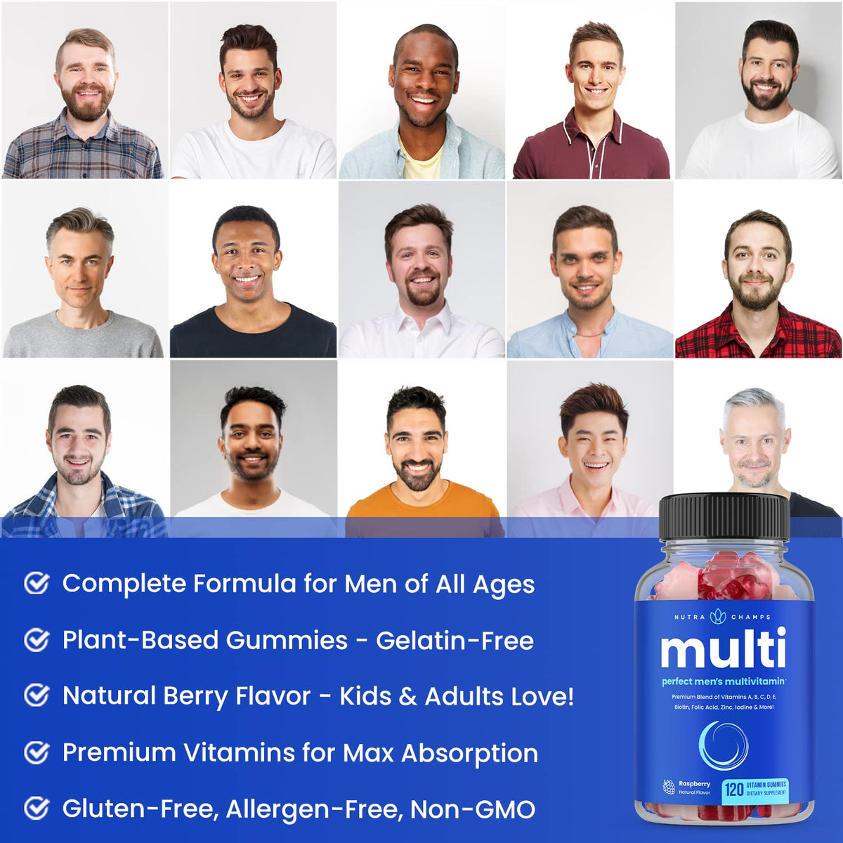 daily multivitamins for active men