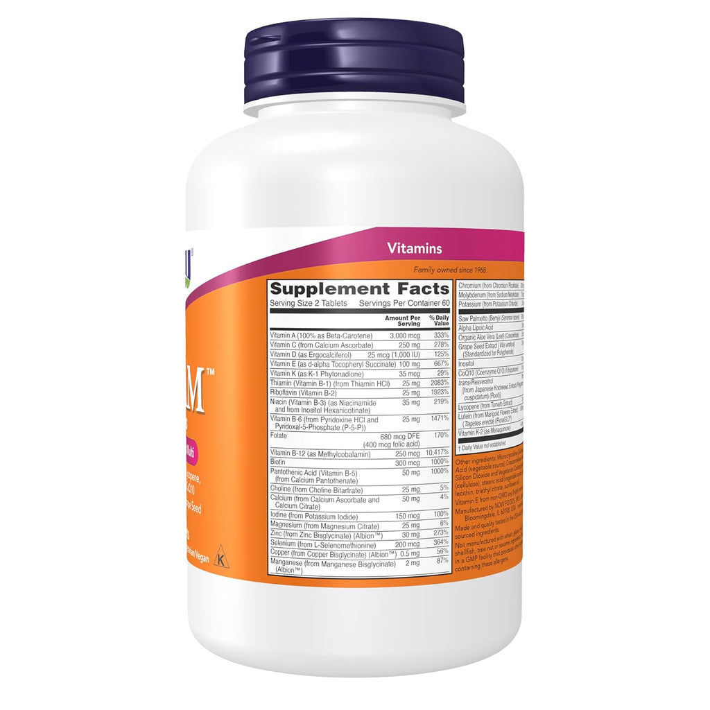 daily multivitamins for active men