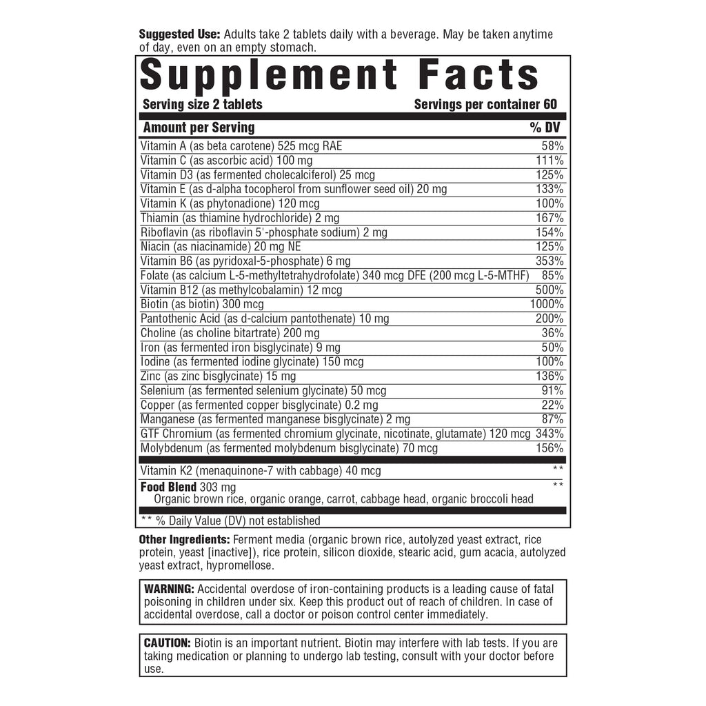 daily multivitamins for active women