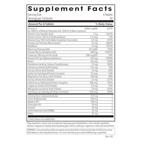 daily multivitamins for active women