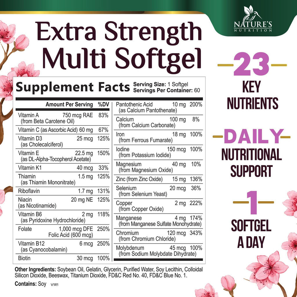 daily multivitamins for active women