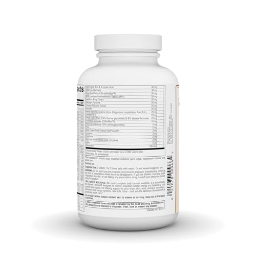 Daily multivitamins for energy and focus