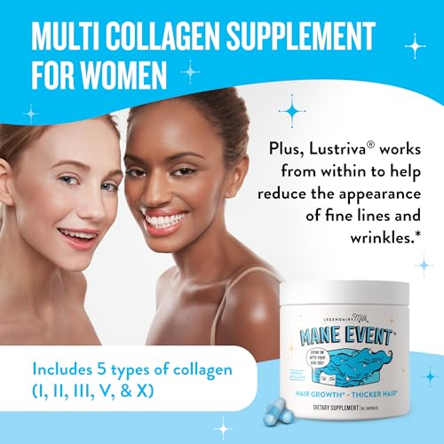 Daily multivitamins for luscious hair