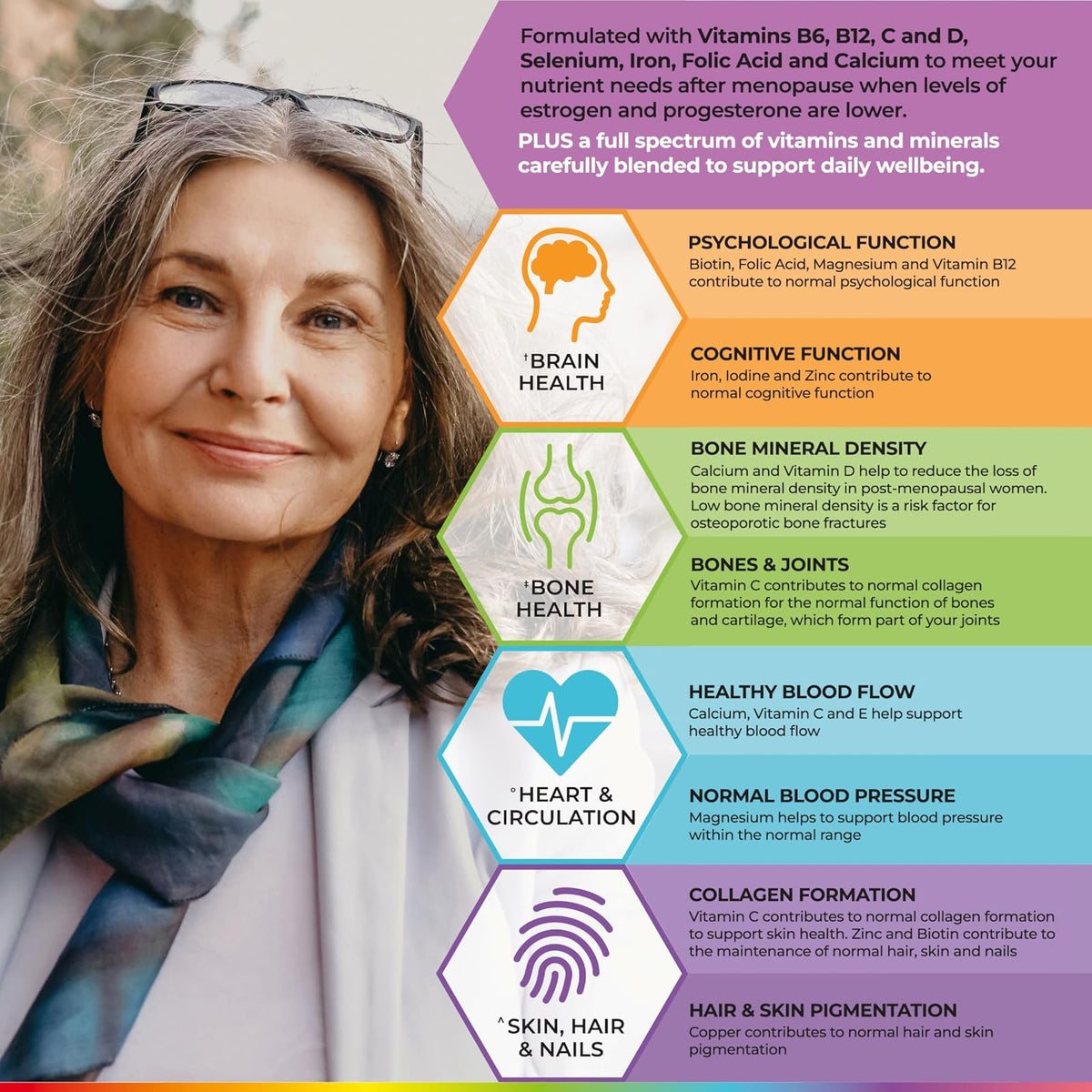 daily multivitamins for mature women