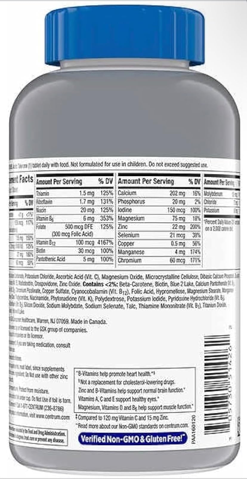 daily multivitamins for men over 50