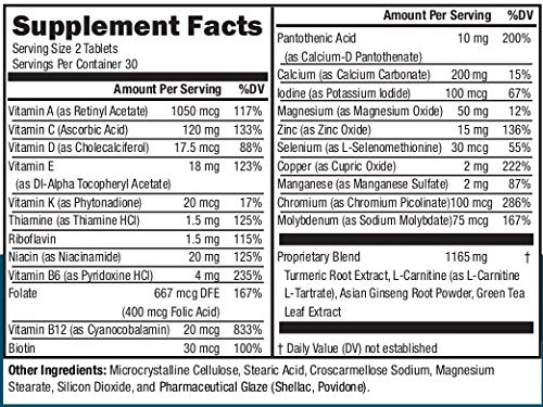 daily multivitamins for men over 50