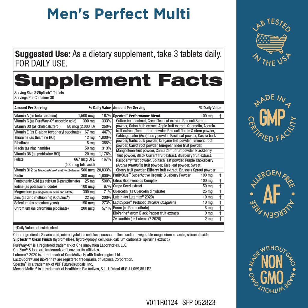 daily multivitamins for men's health