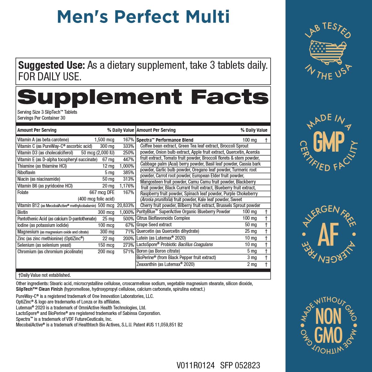 daily multivitamins for men's health