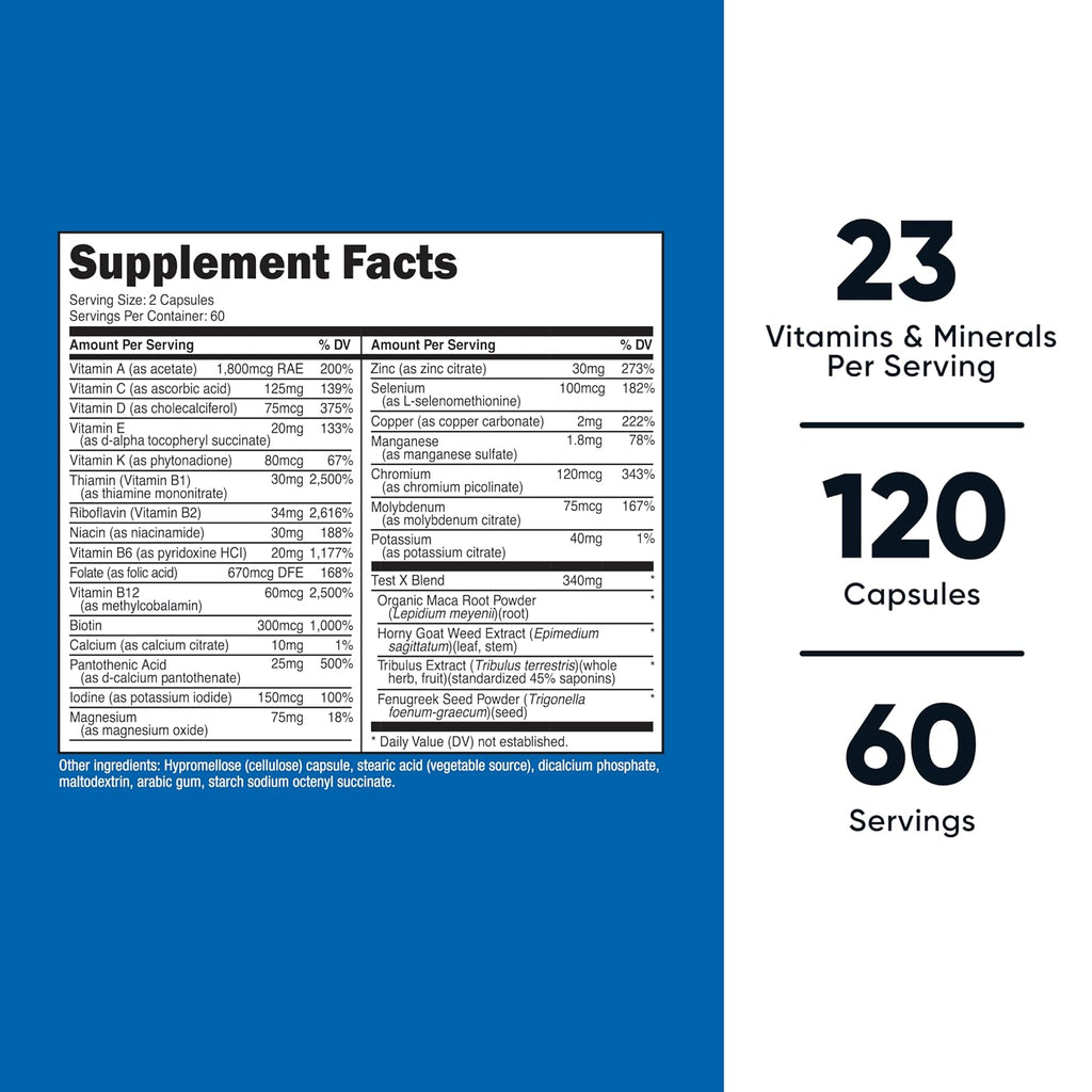 daily multivitamins for men's health