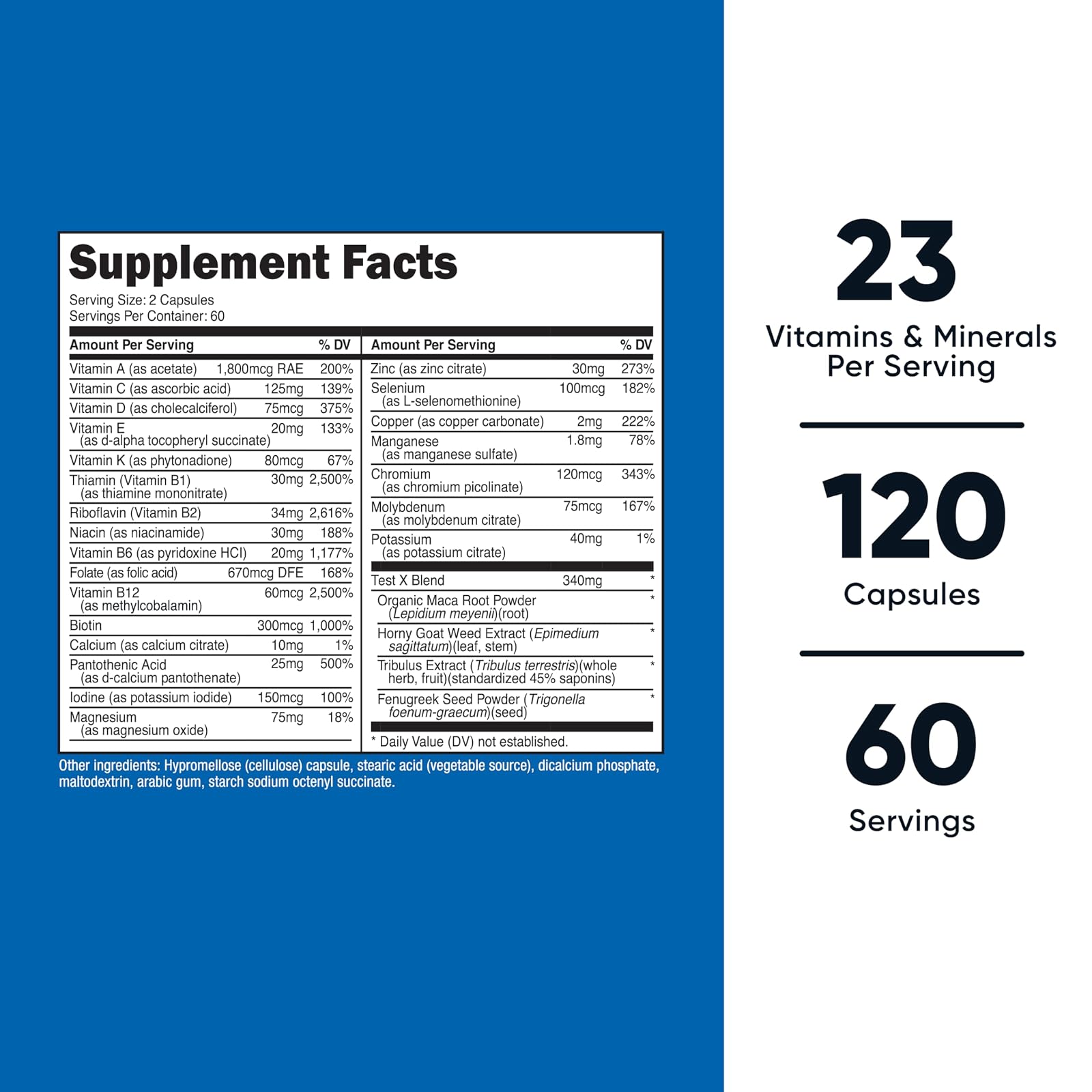 daily multivitamins for men's health