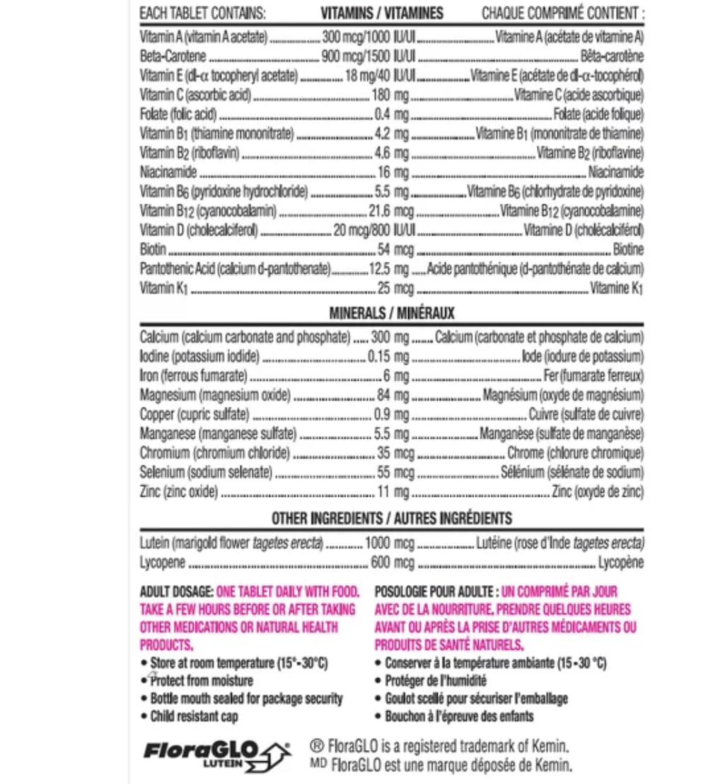 daily multivitamins for men's health