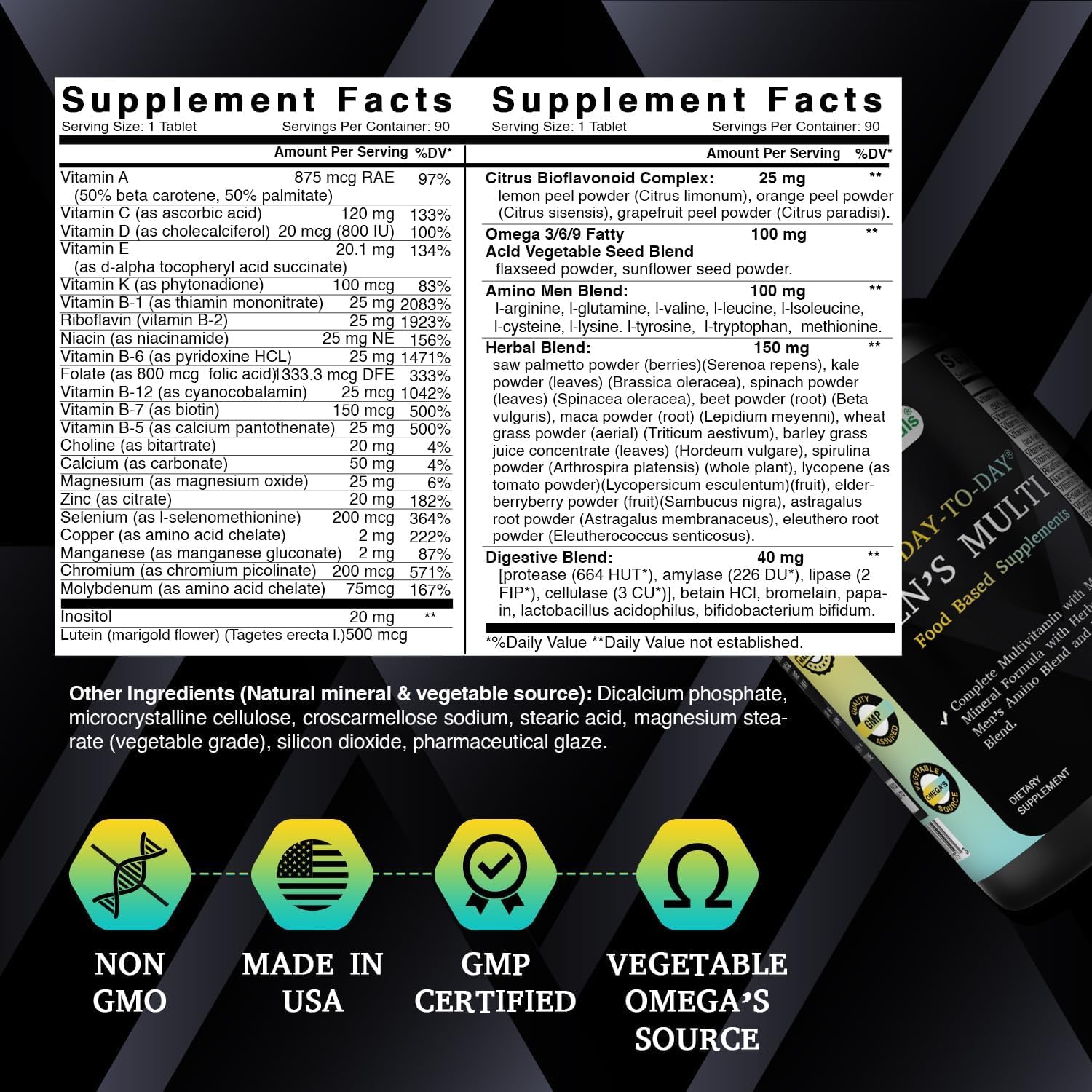 daily multivitamins for men's health