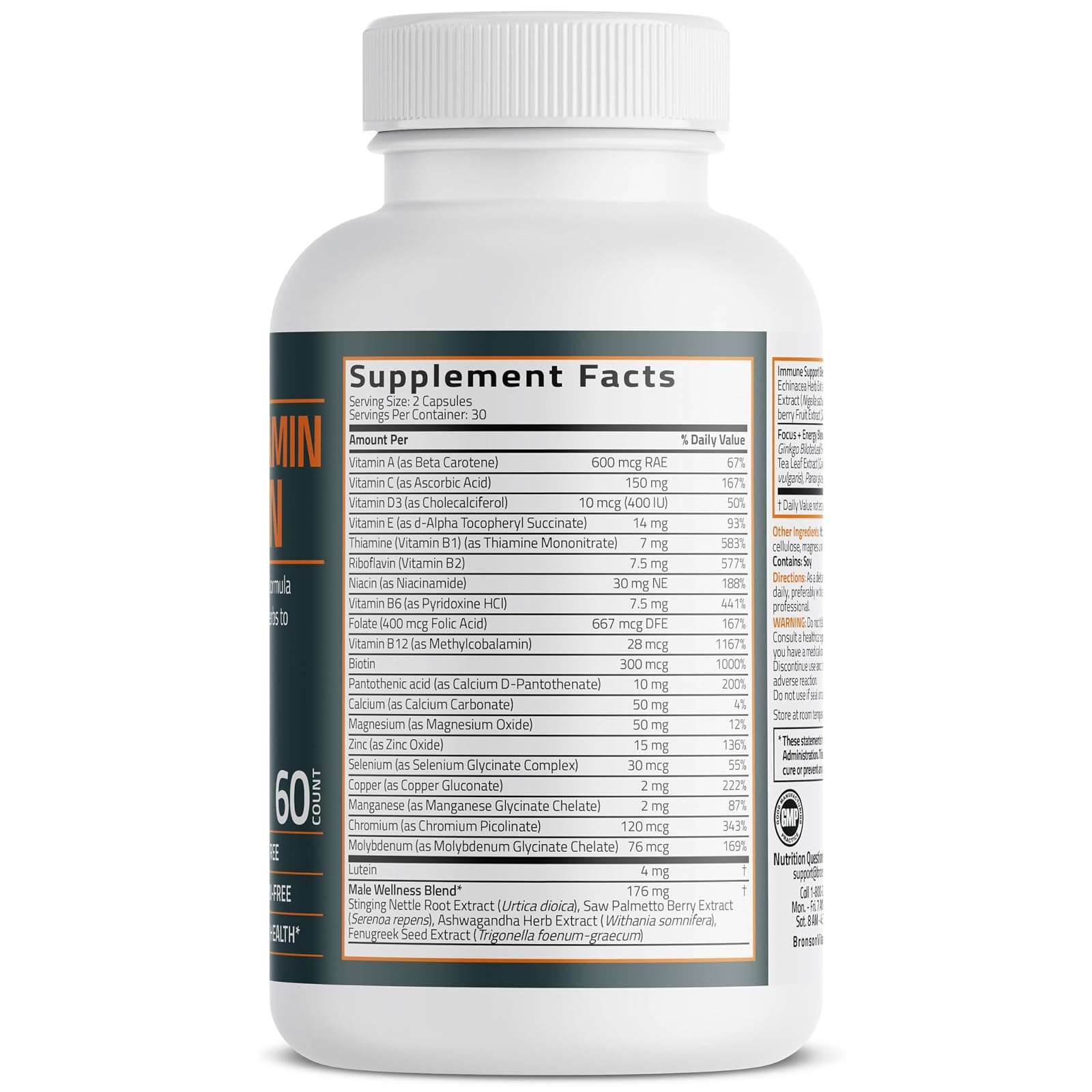 daily multivitamins for men's health