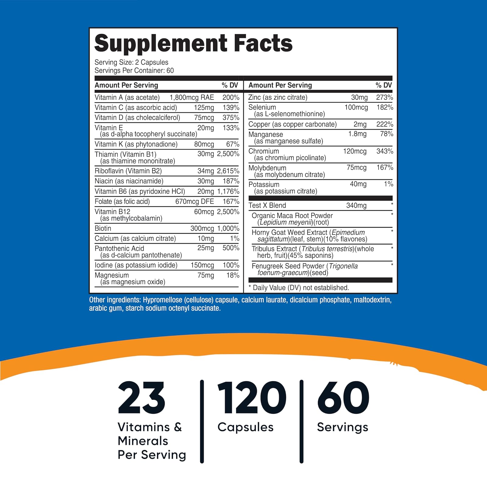 daily multivitamins for men's health