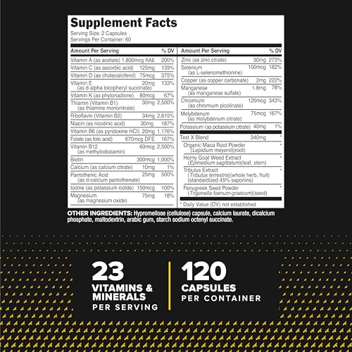 daily multivitamins for men's health