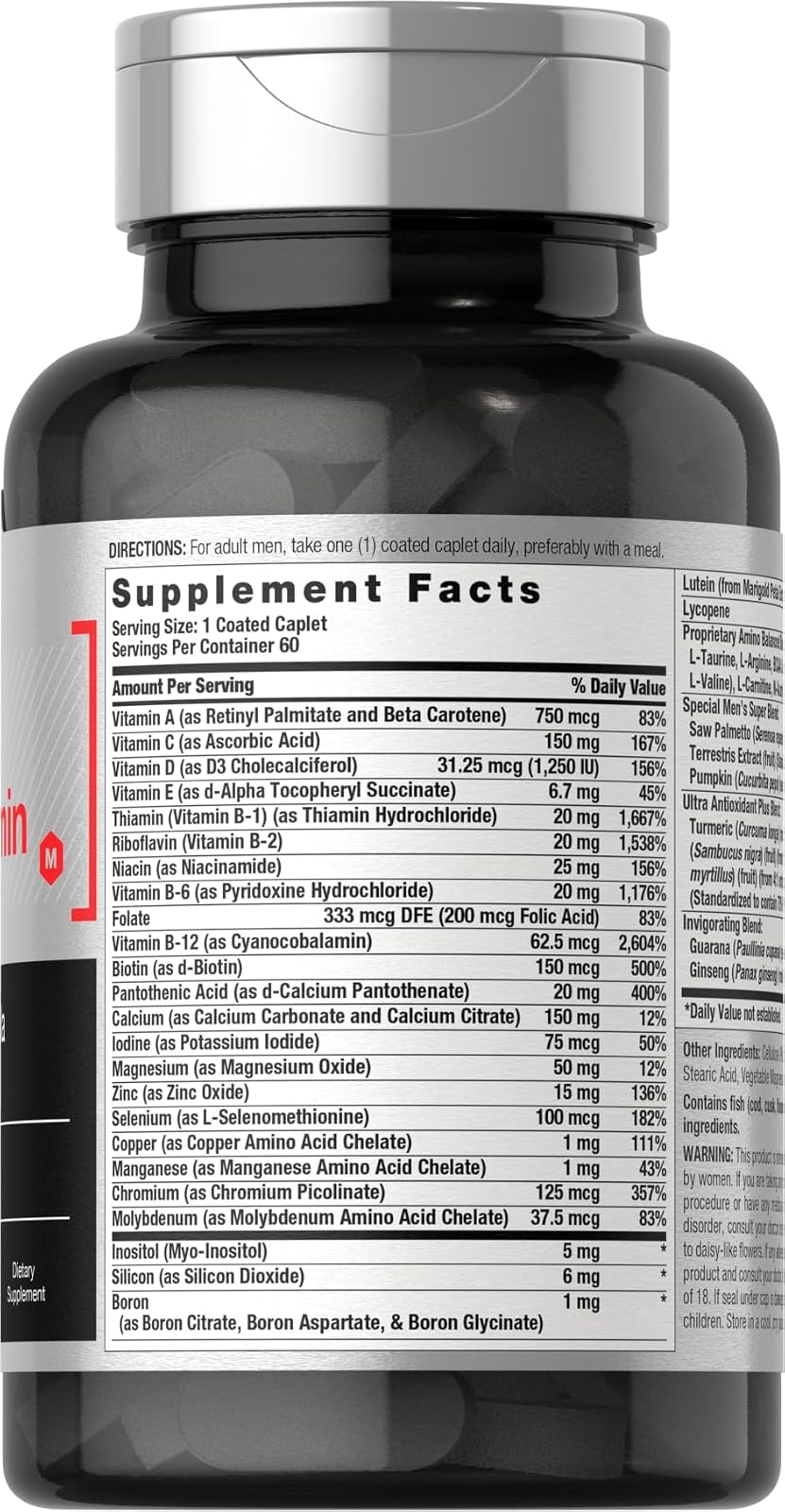 daily multivitamins for men