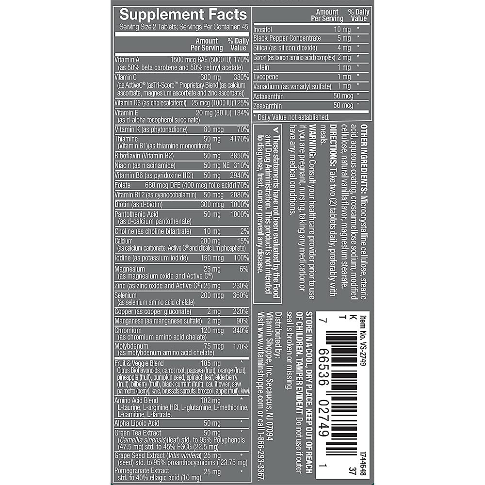 daily multivitamins for optimal health