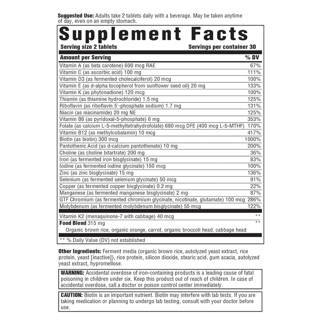daily multivitamins for optimal health