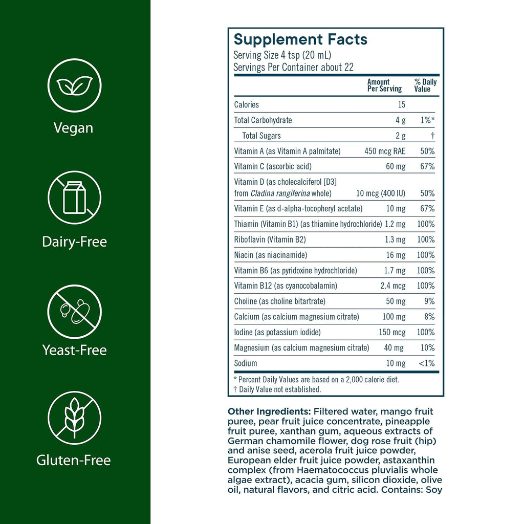 Daily multivitamins for overall wellness