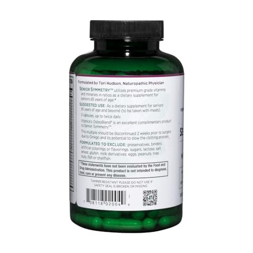Daily multivitamins for senior wellness