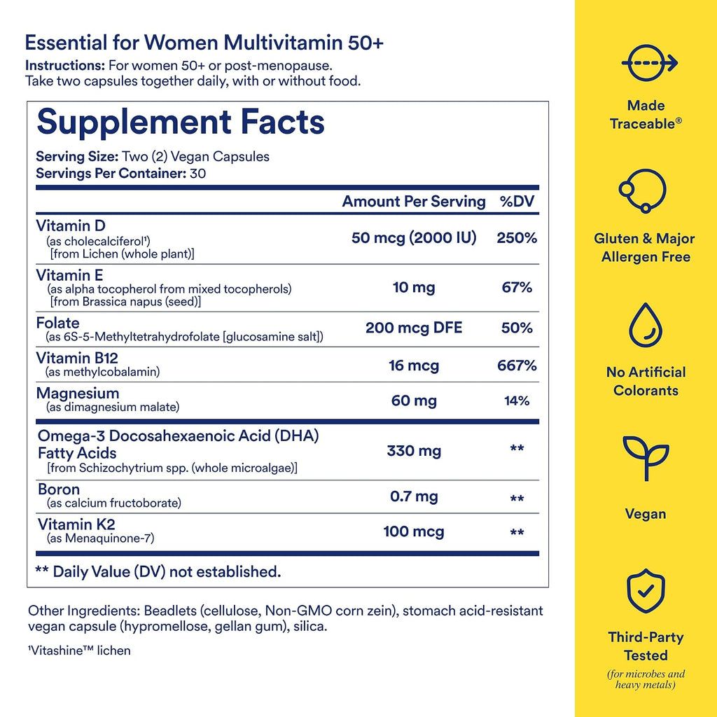daily multivitamins for women over 50
