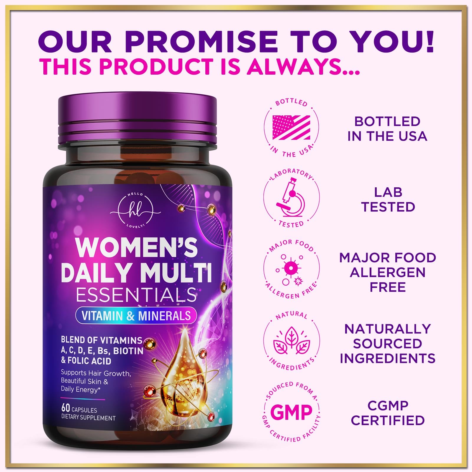 daily multivitamins for women's health