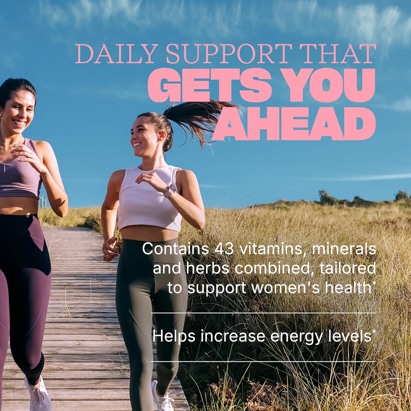 Daily multivitamins for women's health