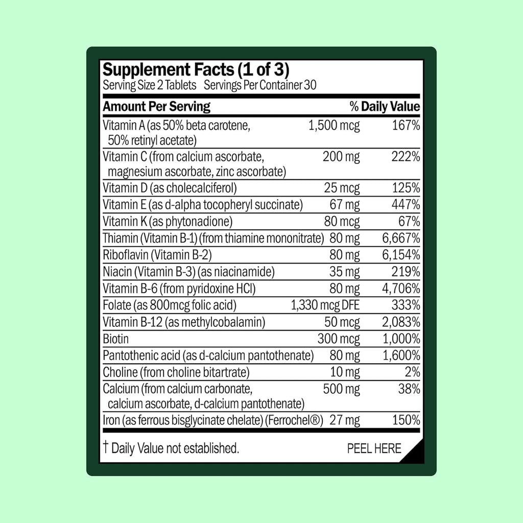 daily multivitamins for women's health