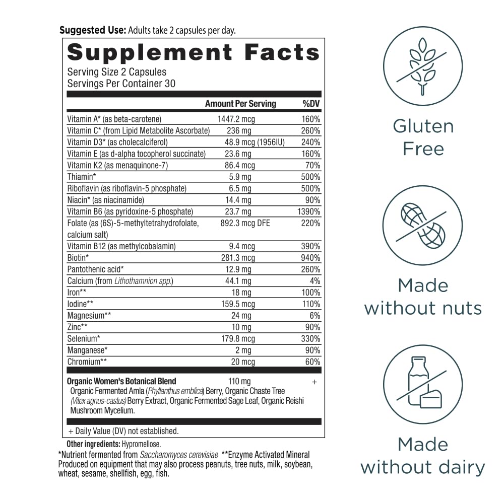 daily multivitamins for women's health