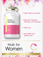 Daily multivitamins for women's wellness