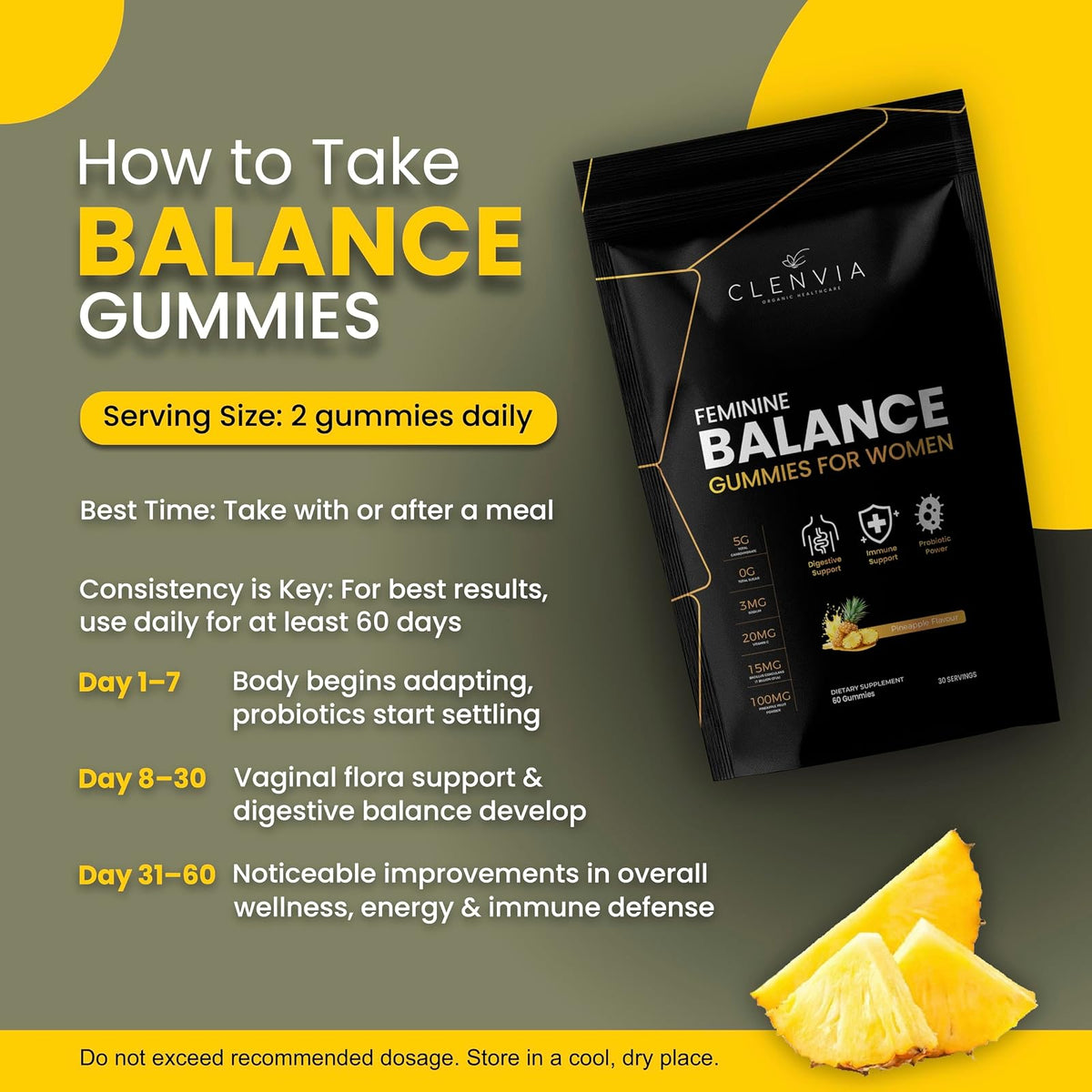 Daily multivitamins for women
