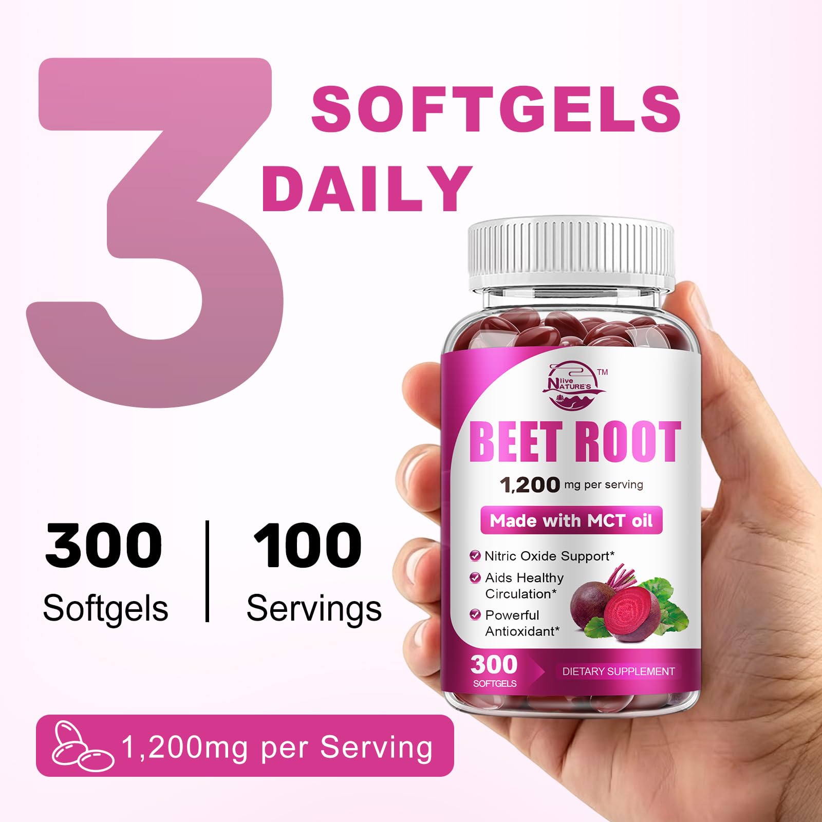 Daily multivitamins with beet root