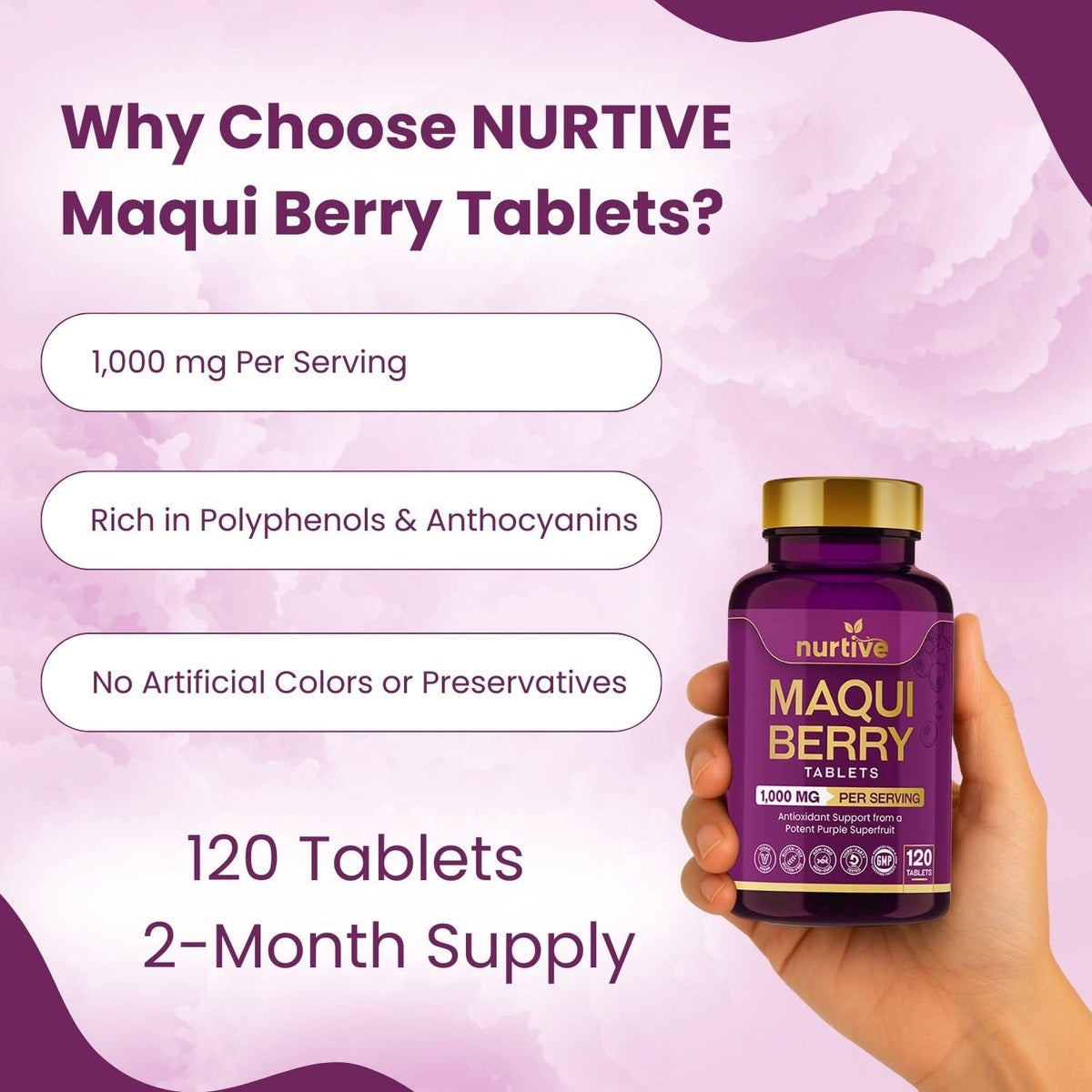 Daily multivitamins with Maqui Berry