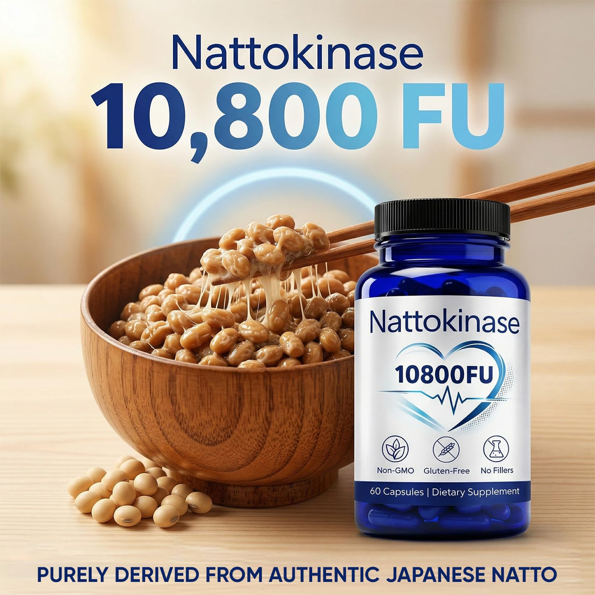 Daily multivitamins with Nattokinase