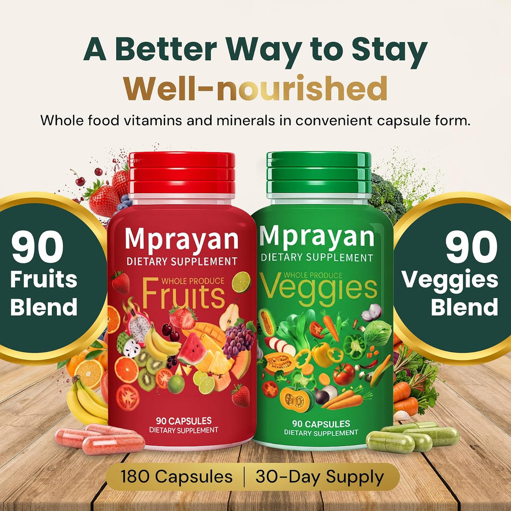 Daily multivitamins with natural ingredients