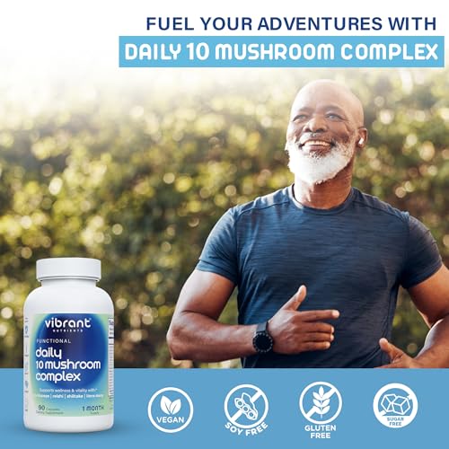 Daily mushroom blend for overall health