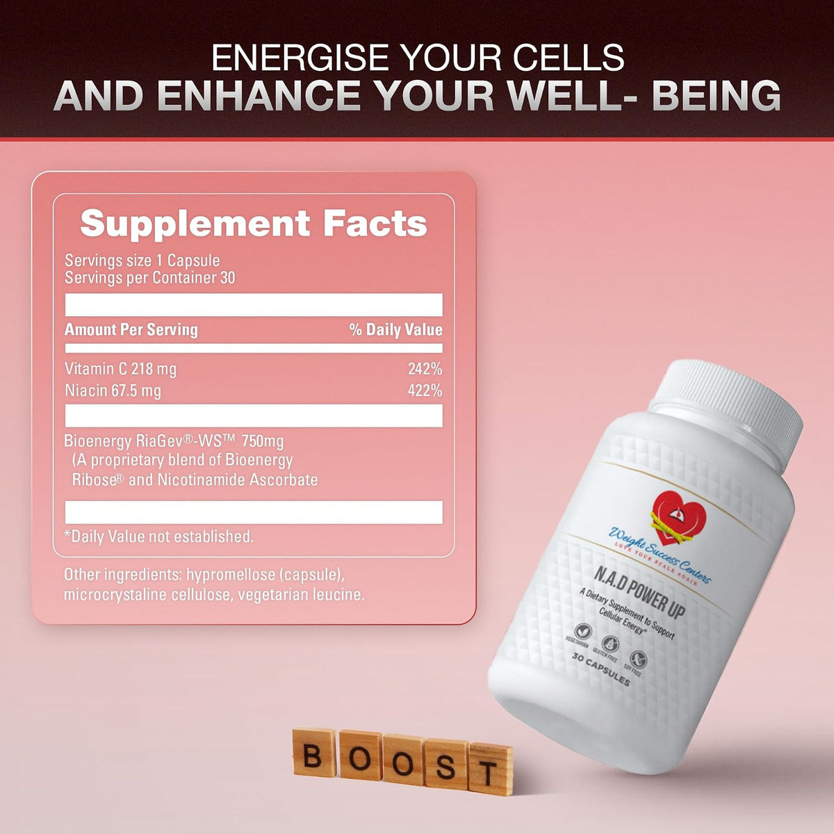 daily NAD+ supplement for wellness